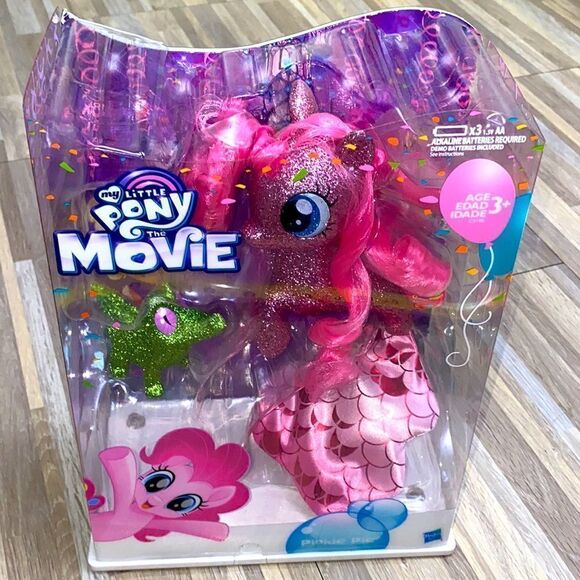 Hasbro | Toys | My Little Pony Pinkie Pie Mermaid Ponies With Display ...